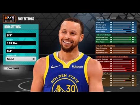 NBA 2K23 99 3PT SHOT CREATOR STEPH CURRY BUILD YouTube