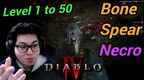 Diablo 4 Best Bone Spear Necromancer Build For Leveling Early Mid