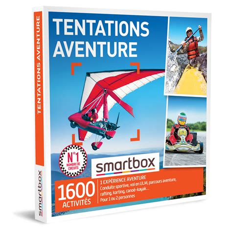 Coffret Cadeau Smartbox Tentations Aventure Activit S Ou