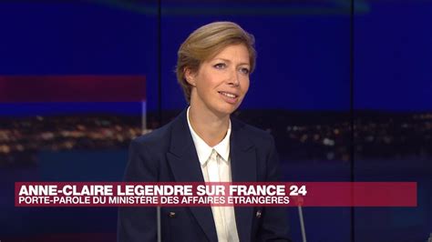 Anne Claire Legendre Porte Parole Du Quai D Orsay Emmanuel Macron