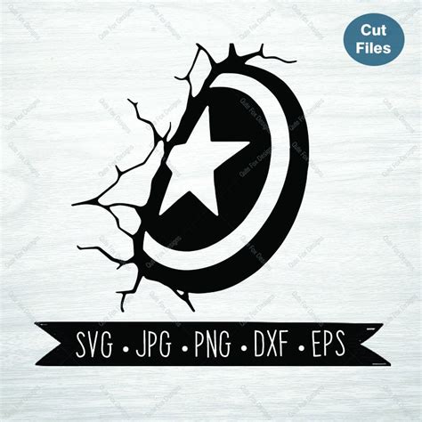 Captain America SVG Captain America Shield Svg Avengers Svg Etsy