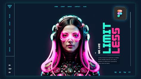 Website Design In Figma Cyber Punk Ui Ux Design YouTube