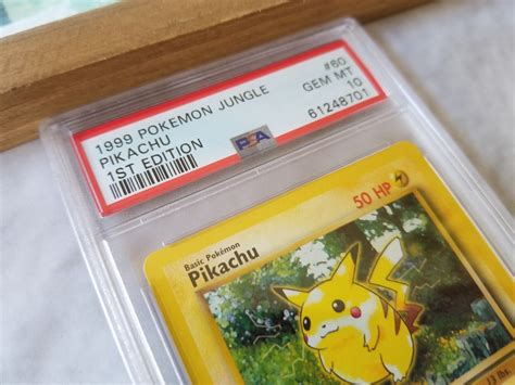 Mavin PSA 10 GEM MINT 1st Edition Pikachu Pokemon Card Jungle 60 64