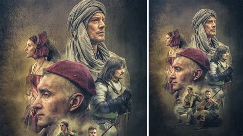 Advance Photoshop Manipulation Movie Poster Texture Effects Part1