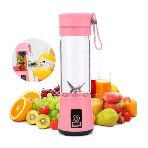 Mini Liquidificador Portátil Usb Juice Cap Take Shake 6 Lâminas