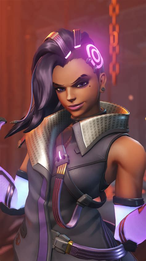 Sombra Overwatch 2 4K 3000h Wallpaper IPhone Phone