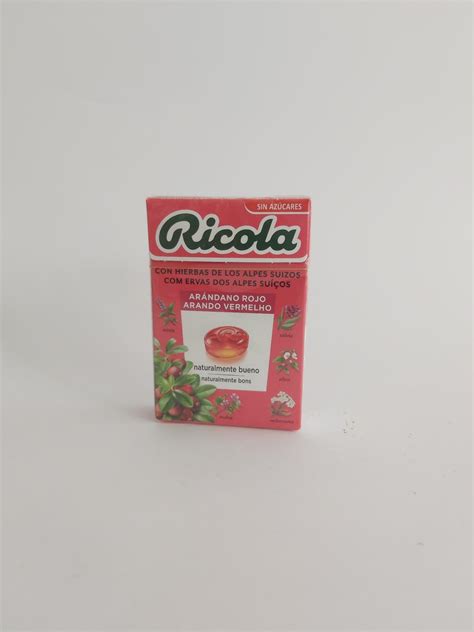 Rebuçados Ricola de Ervas Suíças Arando Vermelho Desafio Saudável
