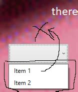 C WPF How To Display Item Selection List To The Top In Combobox