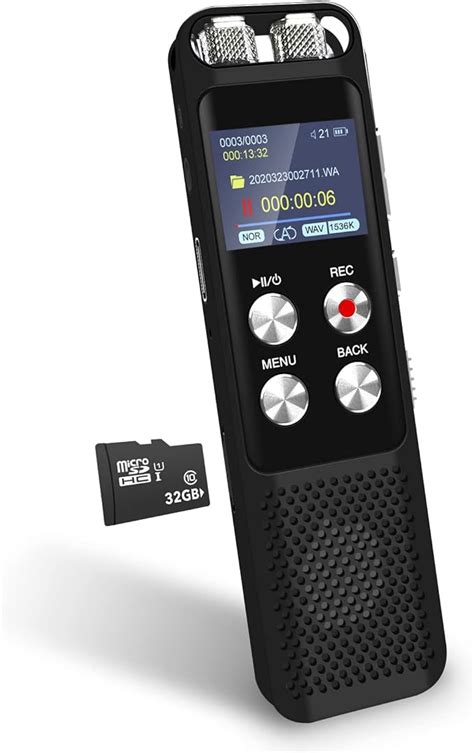 Grabadora De Voz Digital De 48 GB Grabadora Activada Por Voz Con