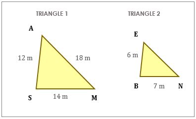 Finding The Missing Side Length Given Two Similar Triangles Practice