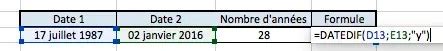Comment Calculer La Diff Rence Entre Dates Sur Excel Formule Excel