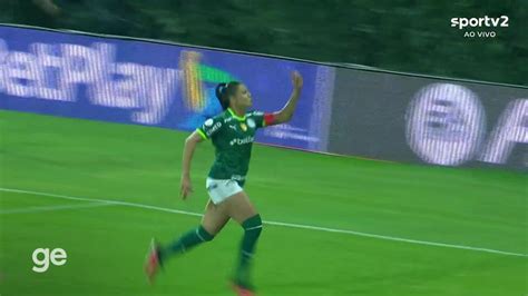 Aos 27 min do 1º tempo gol de pênalti de Bia Zaneratto do Palmeiras