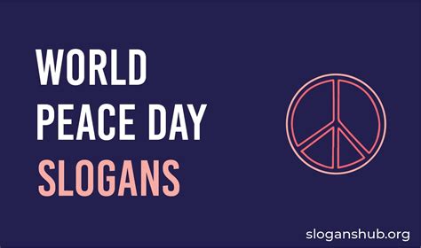 World Peace Slogans In English