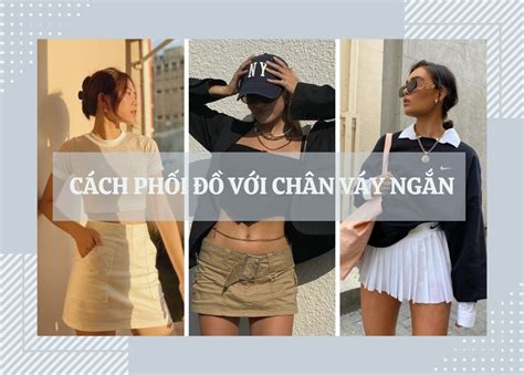 Bí quyết cách phối đồ với chân váy xòe ngắn không thể bỏ qua