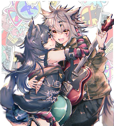 Texas And Lappland Arknights Drawn By Mirui Danbooru
