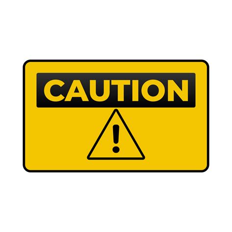 Warning Caution Sign With Transparent Background 17177809 PNG