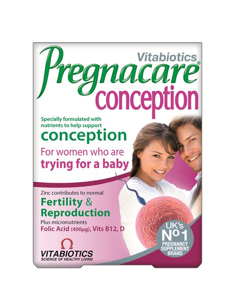 Vitabiotics Pregnacare Conception 30 Tabs New Country Healthcare LLC