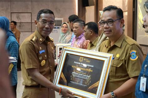 Pemkot Pangkalpinang Raih Paritrana Award 2023 Penghargaan Di Bidang
