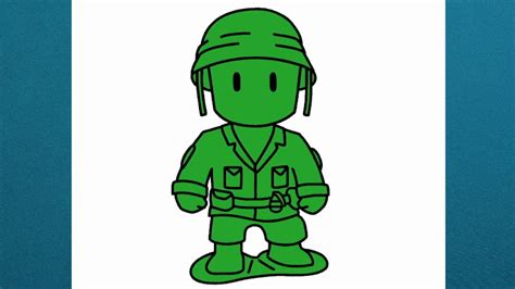 Como Dibujar A Army Man De Stumble Guys YouTube