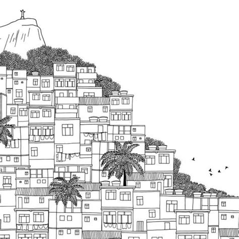 Favela Vive Favela Desenho Favelas Ideias Para Caderno De Desenho
