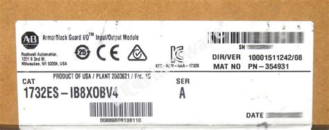 Plc Hardware Allen Bradley Es Ib Xobv Series A Surplus Open Pre