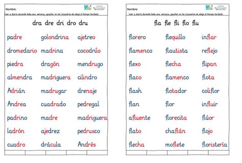 Colección de fichas pensadas para pegar en libreta pequeña para el