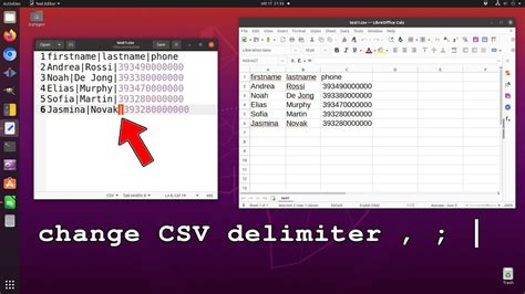 How To Change CSV Column Separator On Open Office And LibreOffice Calc