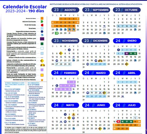 Calendario Escolar 2024 A 2024 Sep Pdf Mexico Erna Odette