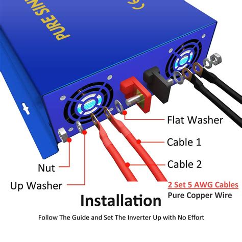 Xyz Invt Watt Pure Sine Wave Power Inverter W Dc V To V