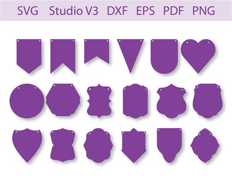 Pennant Banner Template Cricut Banner Banner Shapes Free Banner