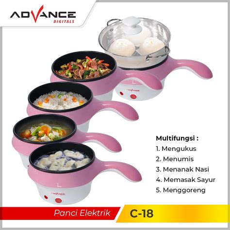 Jual Panci Listrik Advance C18 Serbaguna Multifunctional Electric Fry