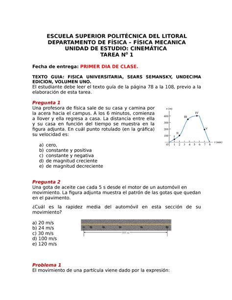 Tarea Escuela Superior Polit Cnica Del Litoral Departamento De
