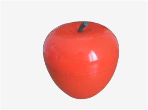 Seau à glaçons forme pomme vintage Orange Vendu