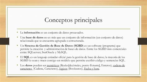 Solution Introducci N A Las Bases De Datos Studypool