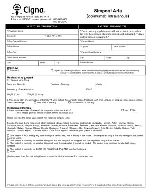Fillable Online Aria CCRD Prior Authorization Form Prior Authorization