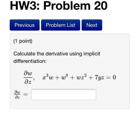 solved calculate the derivative using implicit