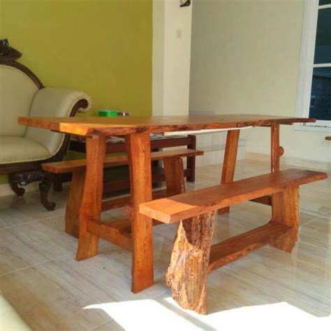 Meja Kursi Kayu Antik Perabotan Rumah Di Carousell
