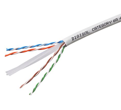 Digisol Channel SCS Solid Cable Cat6 UTP 4 Pair 23 AWG FRPVC Grey