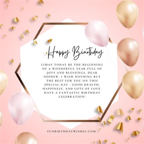 Blessing Birthday Wishes For A Nephew