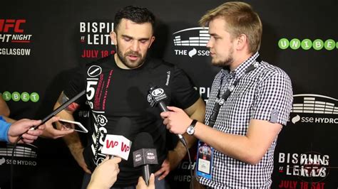 Daniel Omielanczuk UFC Fight Night Glasgow Post Fight Media Scrum YouTube