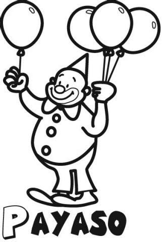 Dibujo De Payaso Con Globos Para Colorear Con Los Ni Os