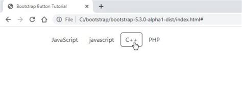 How To Create A Button In Bootstrap 5 With Programming Examples