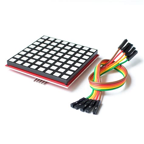LED Full Color Dot Matrix RGB LED Display Screen Board 8 8 Dot Matrix