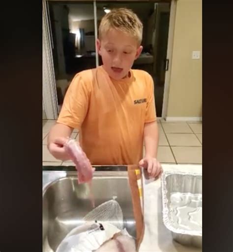 Boy Mistakes Turkey S Neck For Male Private Part In Hilarious Video