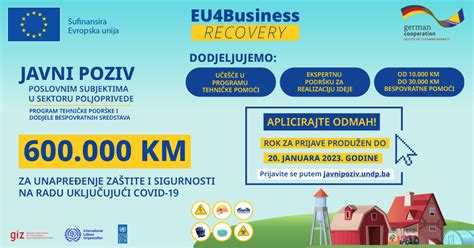 600 000 KM Produžen rok za prijavu na Javni poziv za tehničku podršku