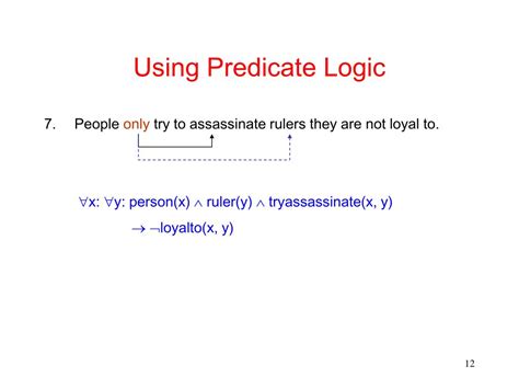ppt using predicate logic powerpoint presentation free download id 561599