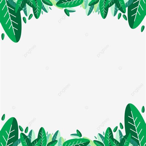 Leaf Border Vector Leaf Borders Vector PNG And Vector With