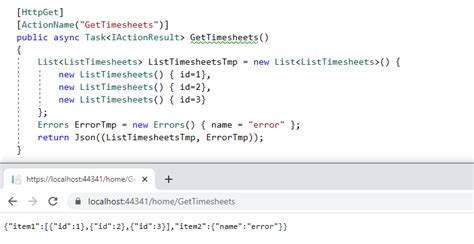 pipeline jeune fille activement asp net web api return json object spécimen foins hier
