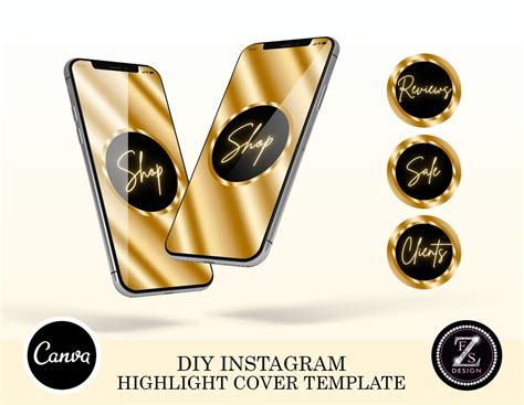 Diy Instagram Highlight Cover Template Beauty Instagram Etsy