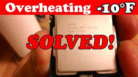Solved Fix Overheating Cpu Computer Decrease Temps By Degrees